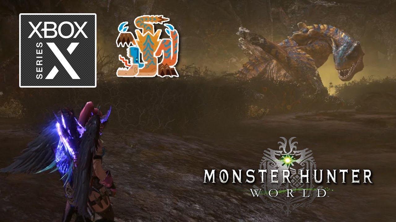 Tigrex - Monster Hunter World (1080 60fps / Xbox Series X) - YouTube