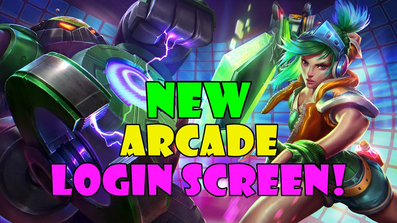 League of Legends New Arcade Login Screen! - YouTube
