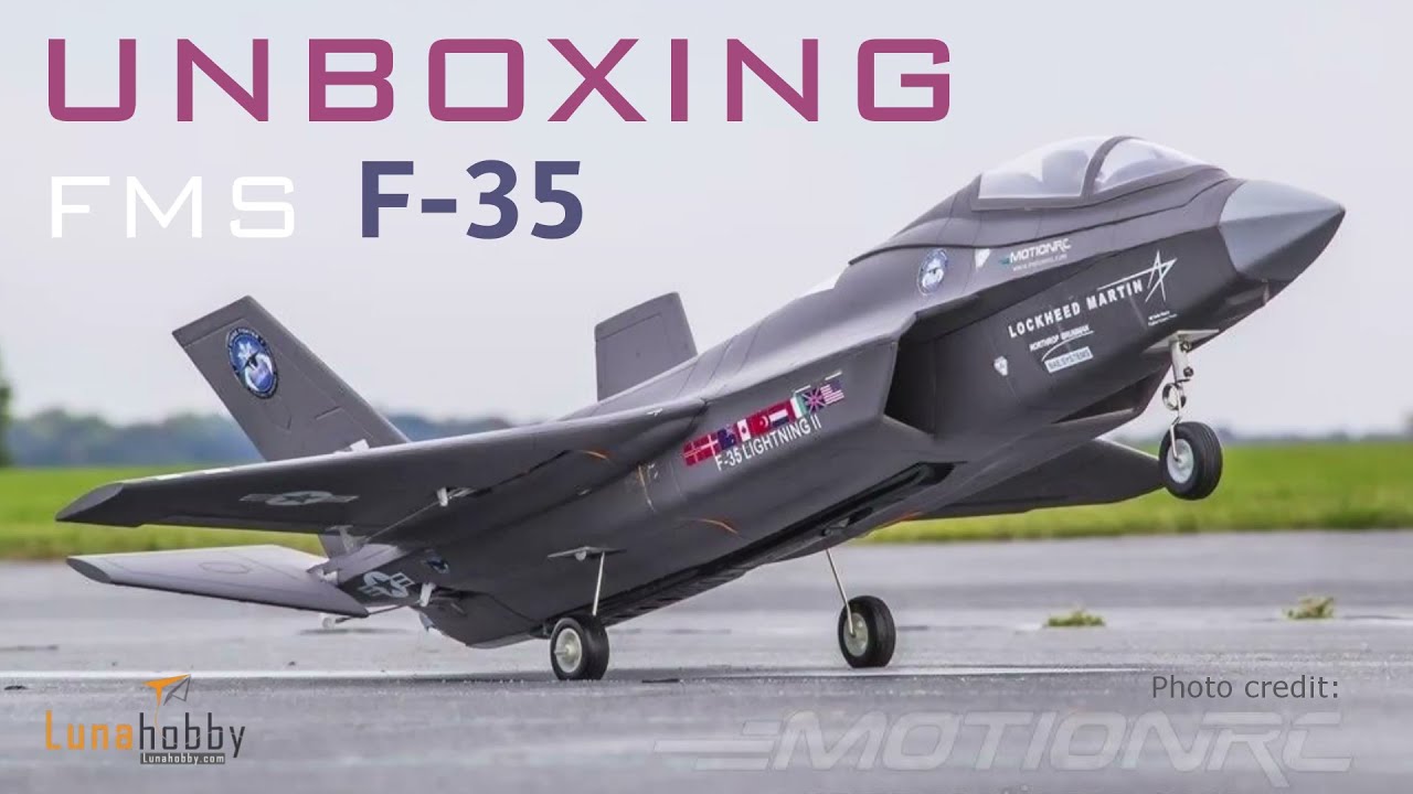 Unboxing FMS F-35 EPO V2 EDF 64mm | HeimRC - YouTube