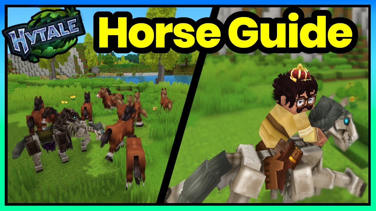 How to Tame and Ride Horses in Hytale - YouTube