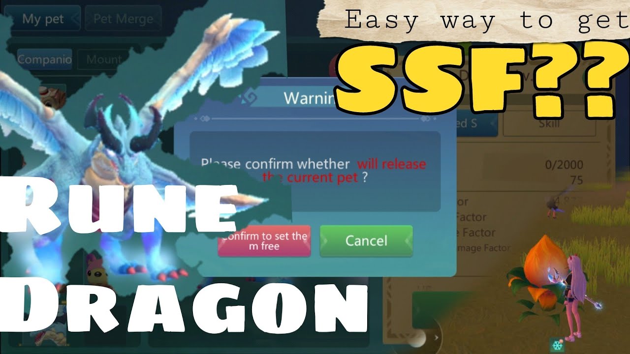 Tame Rune Dragon Pet | Setting Sun Flower | Utopia Origin | Creation ...