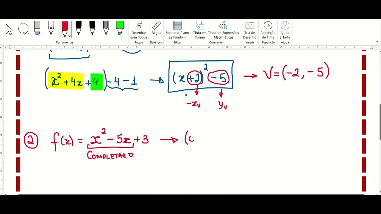 Forma canônica da função do segundo grau - YouTube