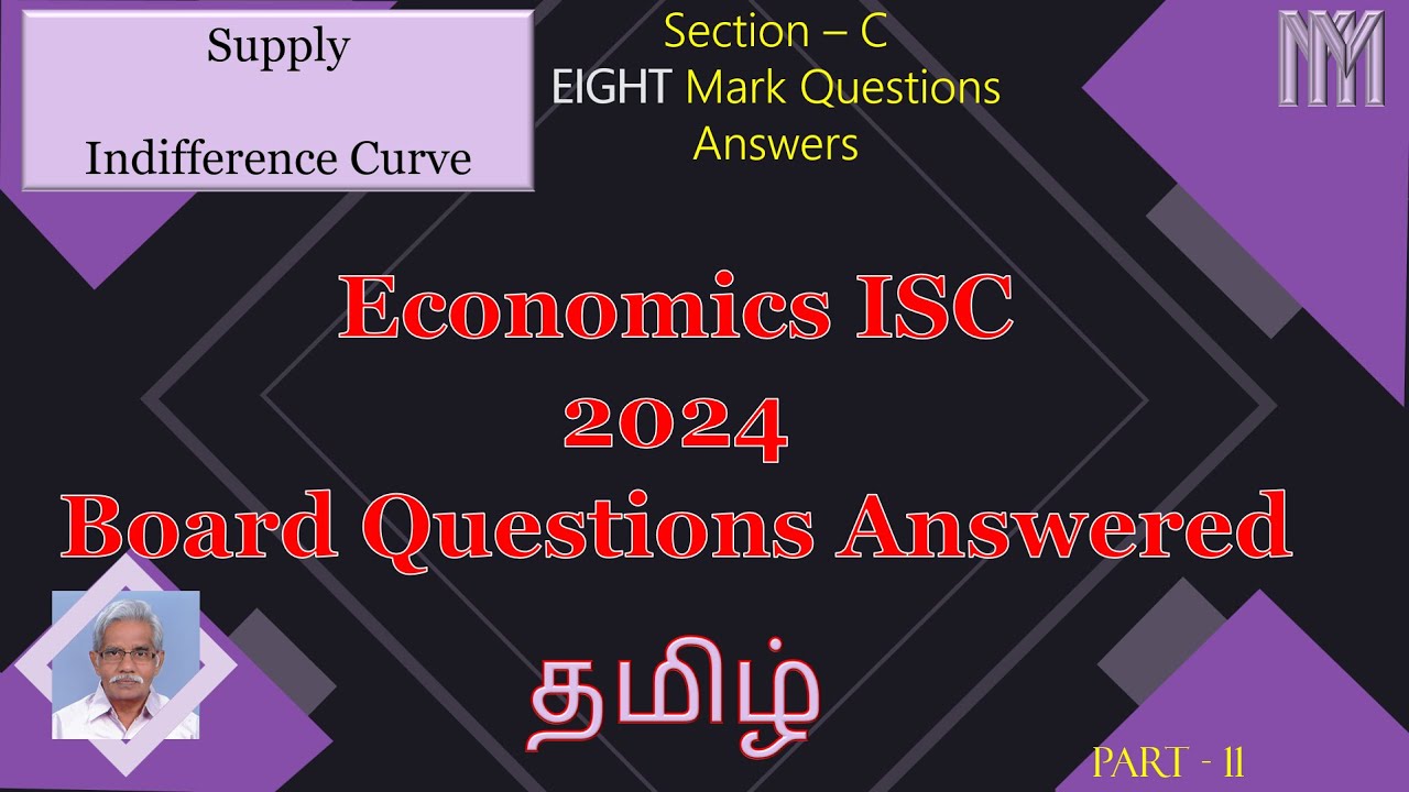 Economies -ISC Board Questions-SECTION B 4-MARKS 2024 (தமிழ்) PART-11 ...