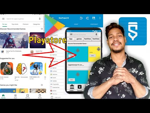 Create a Play Store design in sketchware/Aaura Technical - YouTube