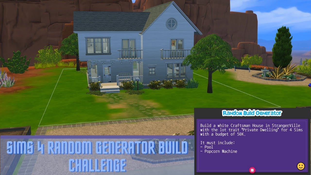 Sims 4 Random Generator Build Challenge - YouTube