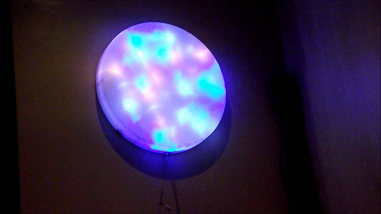 Trippy wall light - YouTube