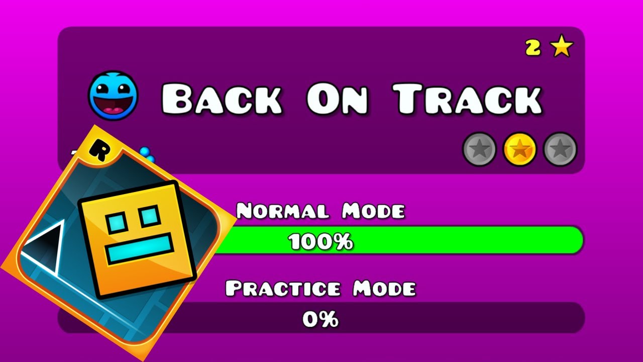 Geometry Dash: Back On Track - YouTube