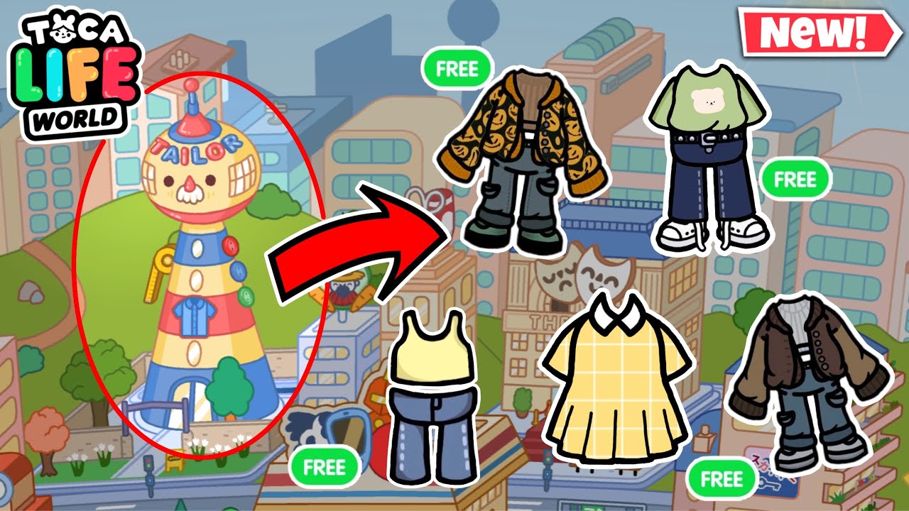 LUXURIOUS CLOTHES !! 🤩 👗Toca Life World Secrets And Hacks | Toca Boca 🌏 ...