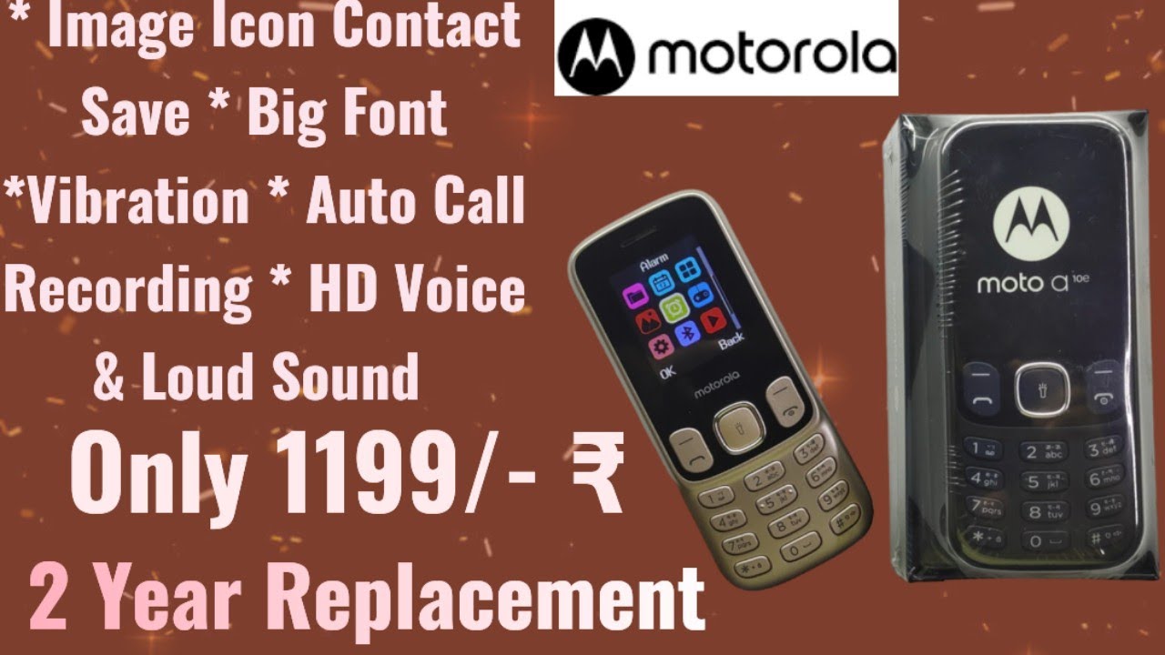 Moto A10e🔋Smart Keypad Phone ll Price ll Review ll Unboxing ll Auto ...