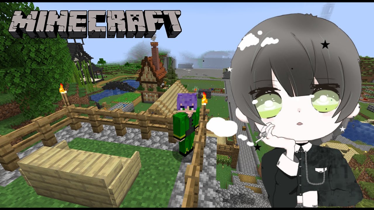 【Minecraft】和風な村を作りたい【KAIRA】 - YouTube