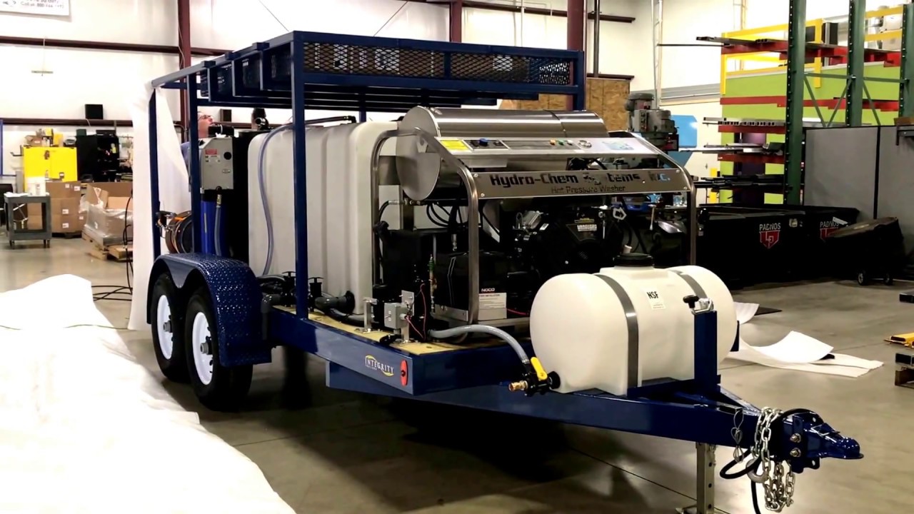 Pressure Washer 3500 PSI @ 9 GPM hot water & wastewater recycling ...