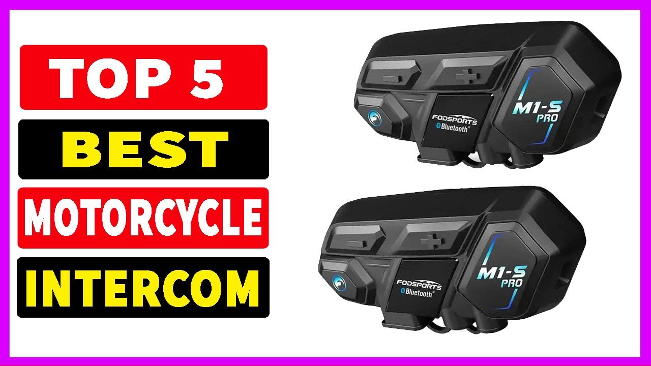 Top 5 Best Motorcycle Intercom Buy in 2024 - YouTube
