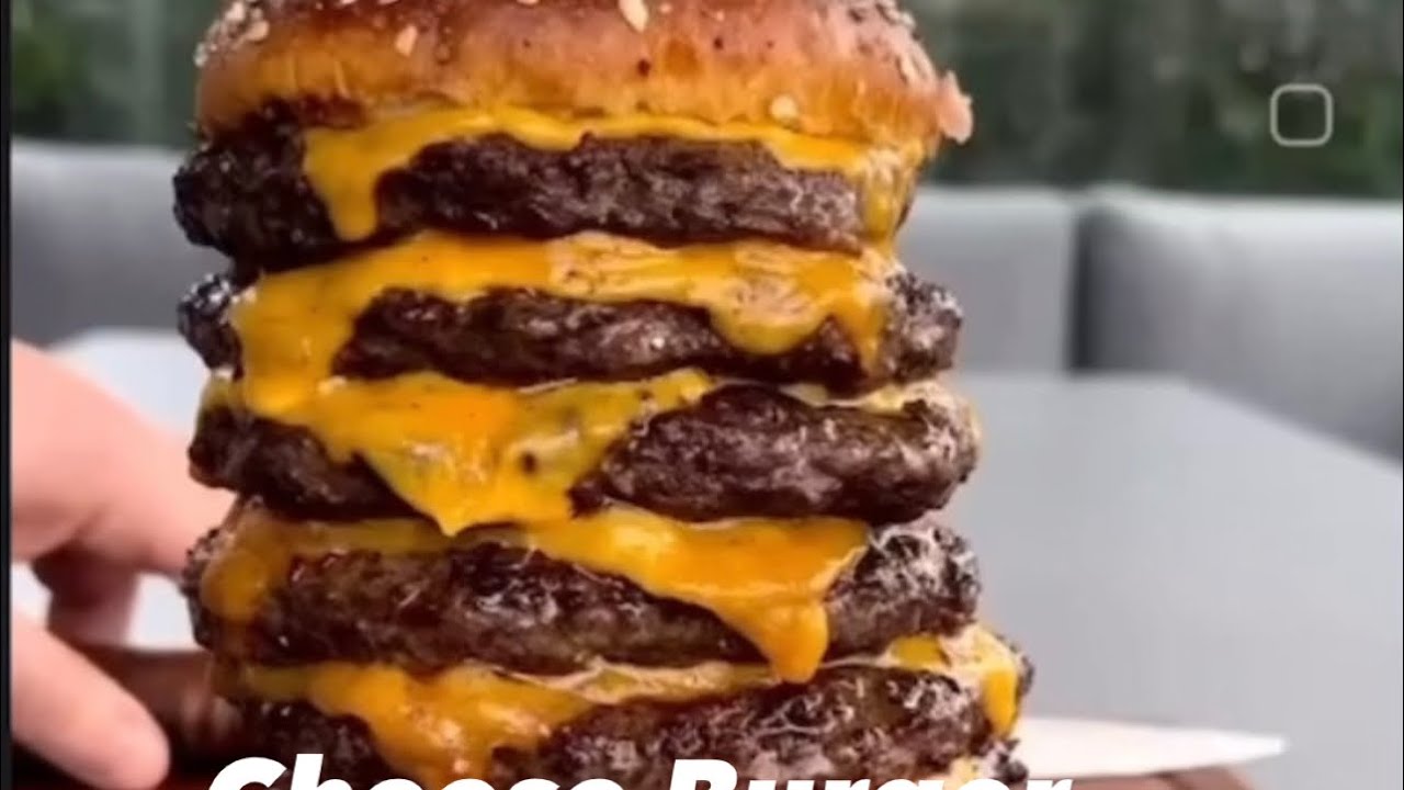 cheeseburger feast layers on layers - YouTube