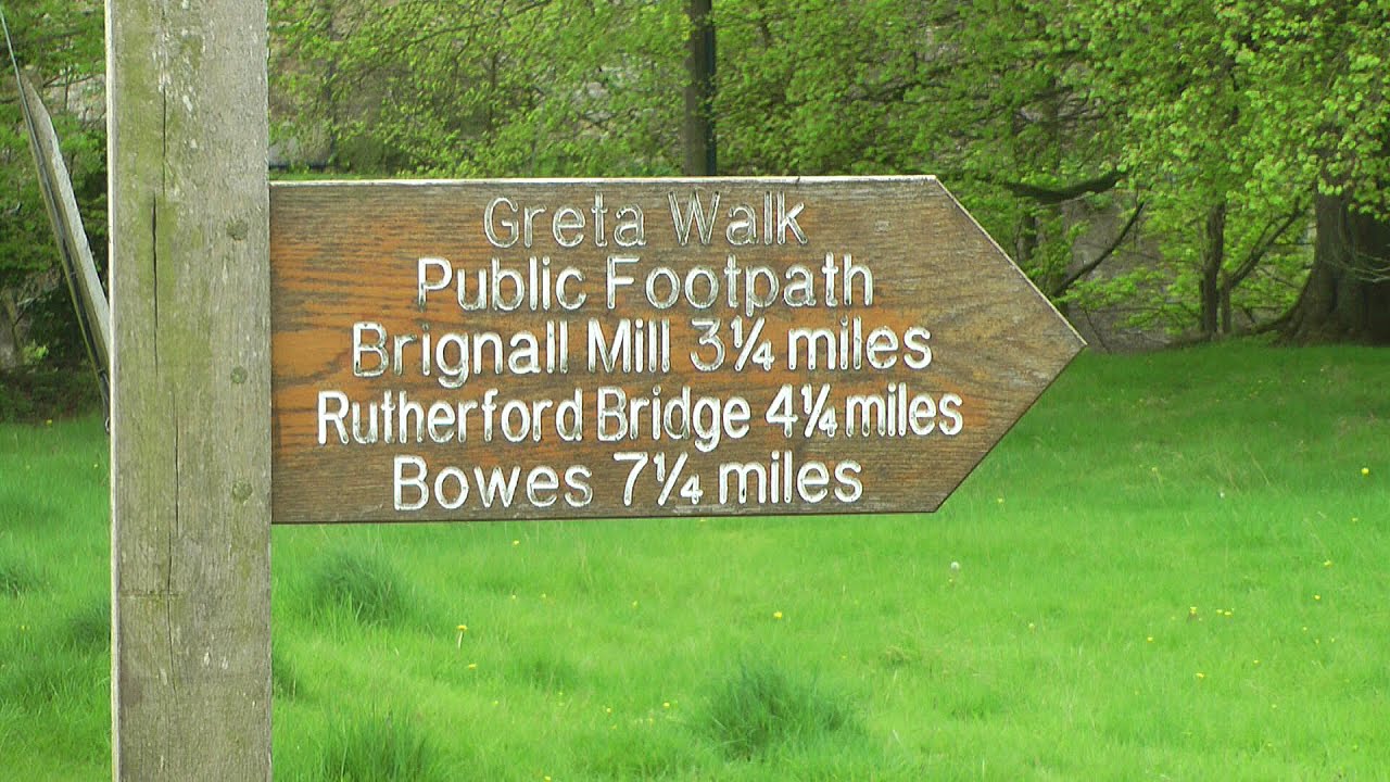 River Greta, Brignall Mill and Scargill Castle walk 2022 - YouTube