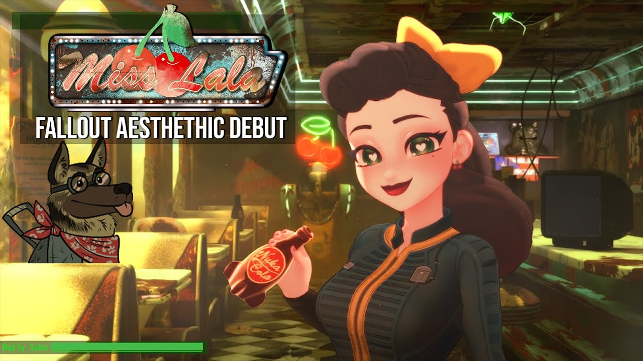 FALLOUT x MISS LALA DEBUT ☢ NEW BG, MODEL COSTUME, TTS & MORE - YouTube