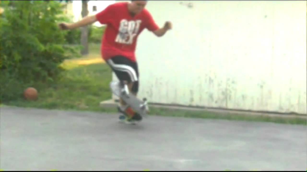 Slow Motion No Comply Pressure 360 Inward Heelflip - YouTube