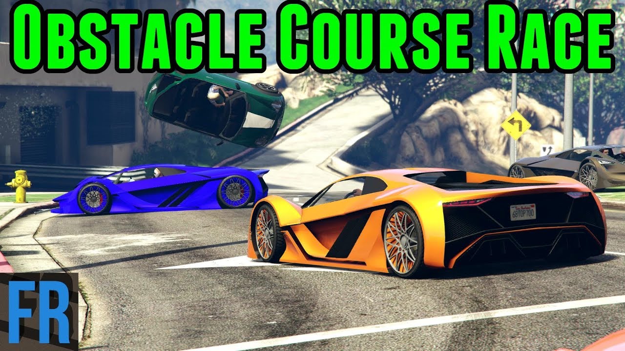 Gta 5 Challenge - Obstacle Course Race - YouTube