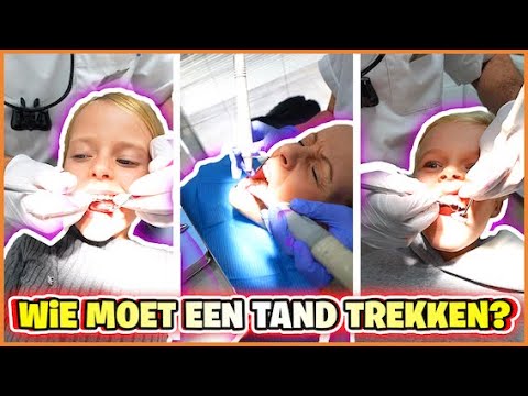 iEMAND VAN ONS MOET EEN TAND TREKKEN BiJ DE TANDARTS | Bellinga Vlog ...