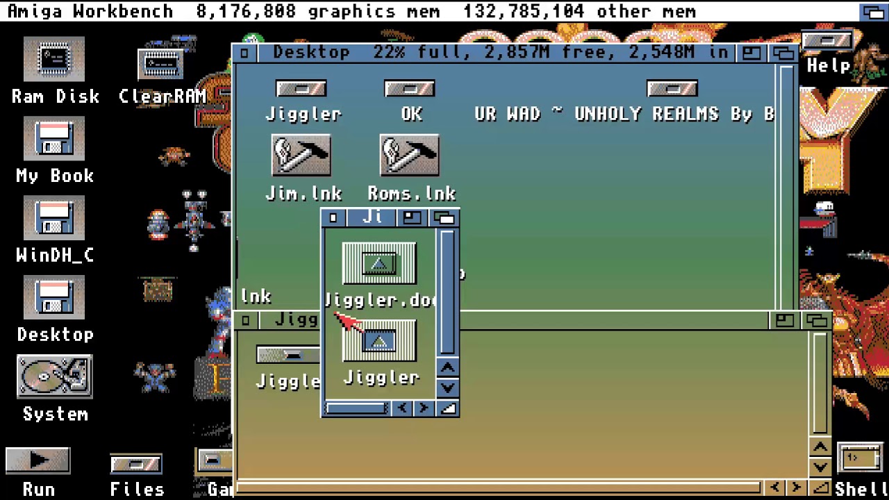 AMIGA GAG Jiggler WINDOWS ARE MOVING - YouTube