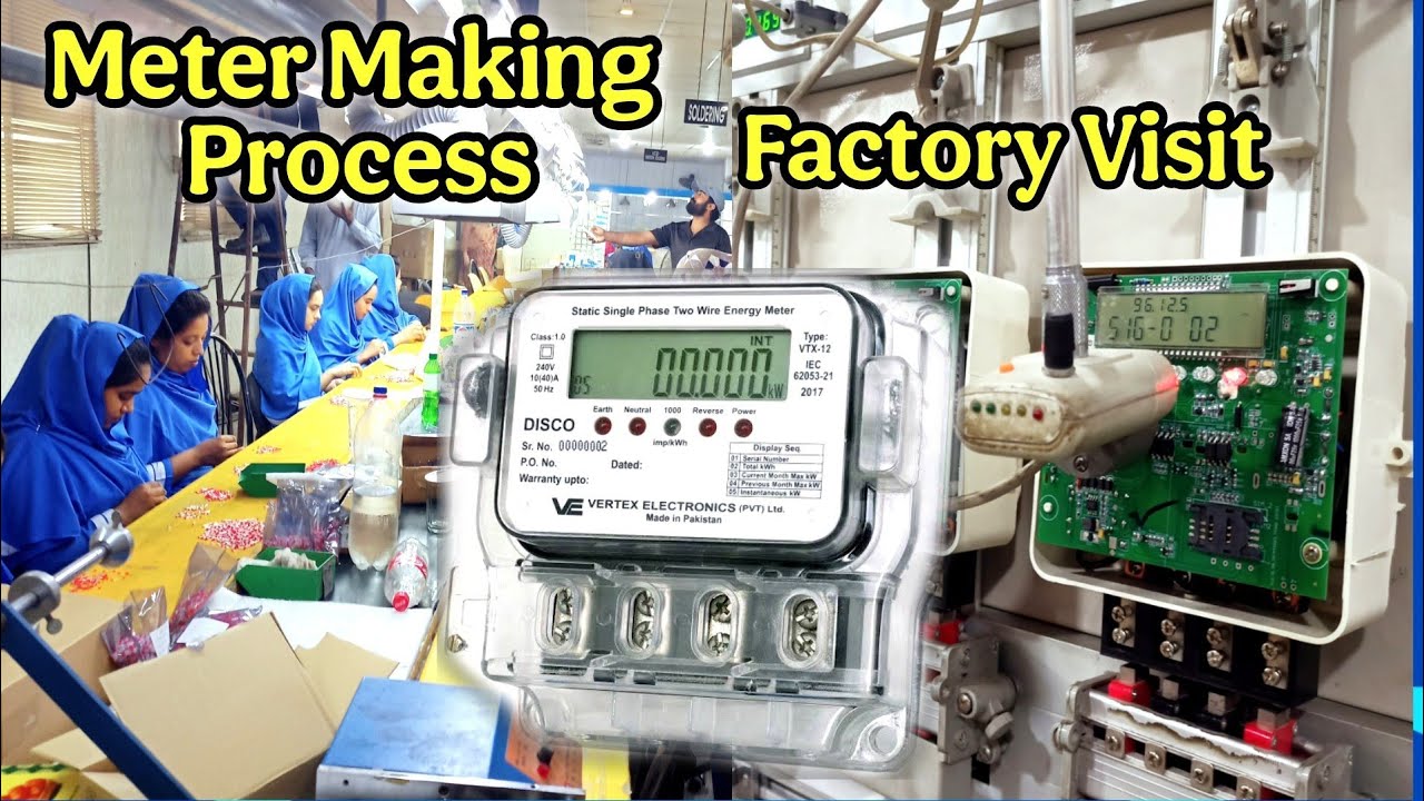 How an Energy Meter is Made in Industry | ENERGY METER MAKING PROCESS ...