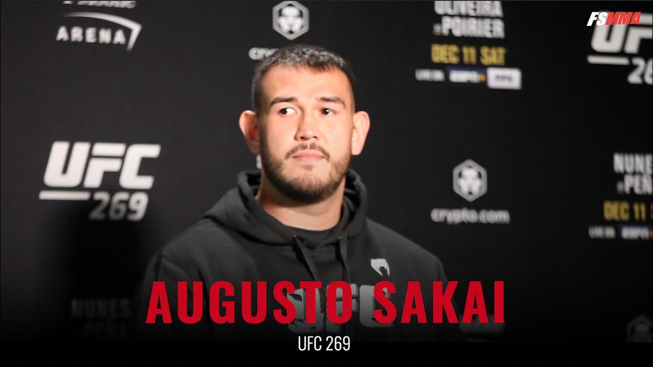 Augusto Sakai UFC 269 pre-fight media day interview - YouTube