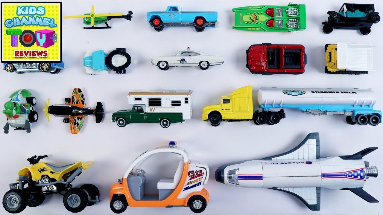 Learn Special Vehicles For Children - Street Vehicles + More Toys ...