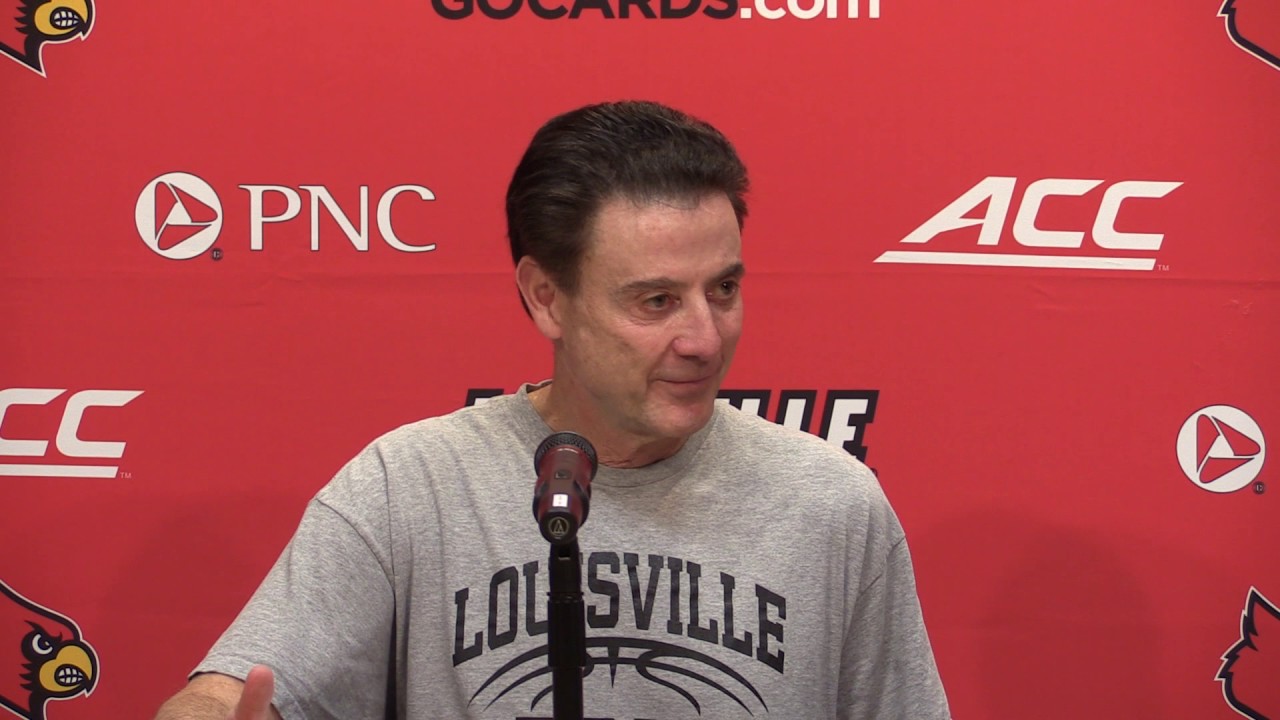 Rick Pitino Previews Pitt 1-10-2017 - YouTube