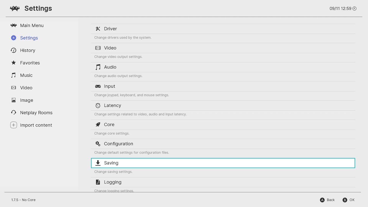 (Upcoming) RetroArch 1.7.6 - Ozone UI - Virtual keyboard and ...