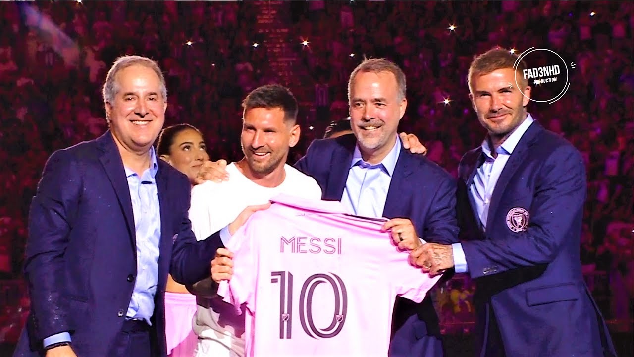 Lionel Messi - Inter Miami Presentation 2023 - YouTube