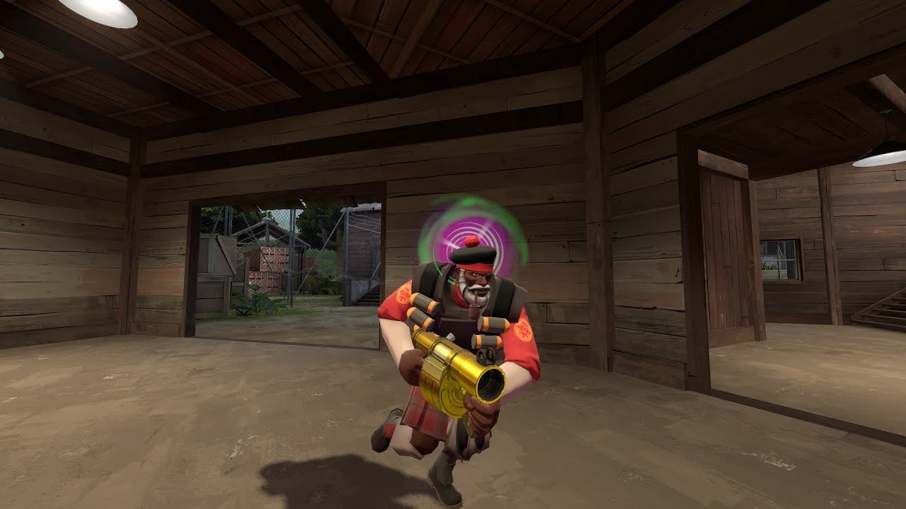 TF2 Unusual Green Black Hole Glengarry Bonnet - YouTube