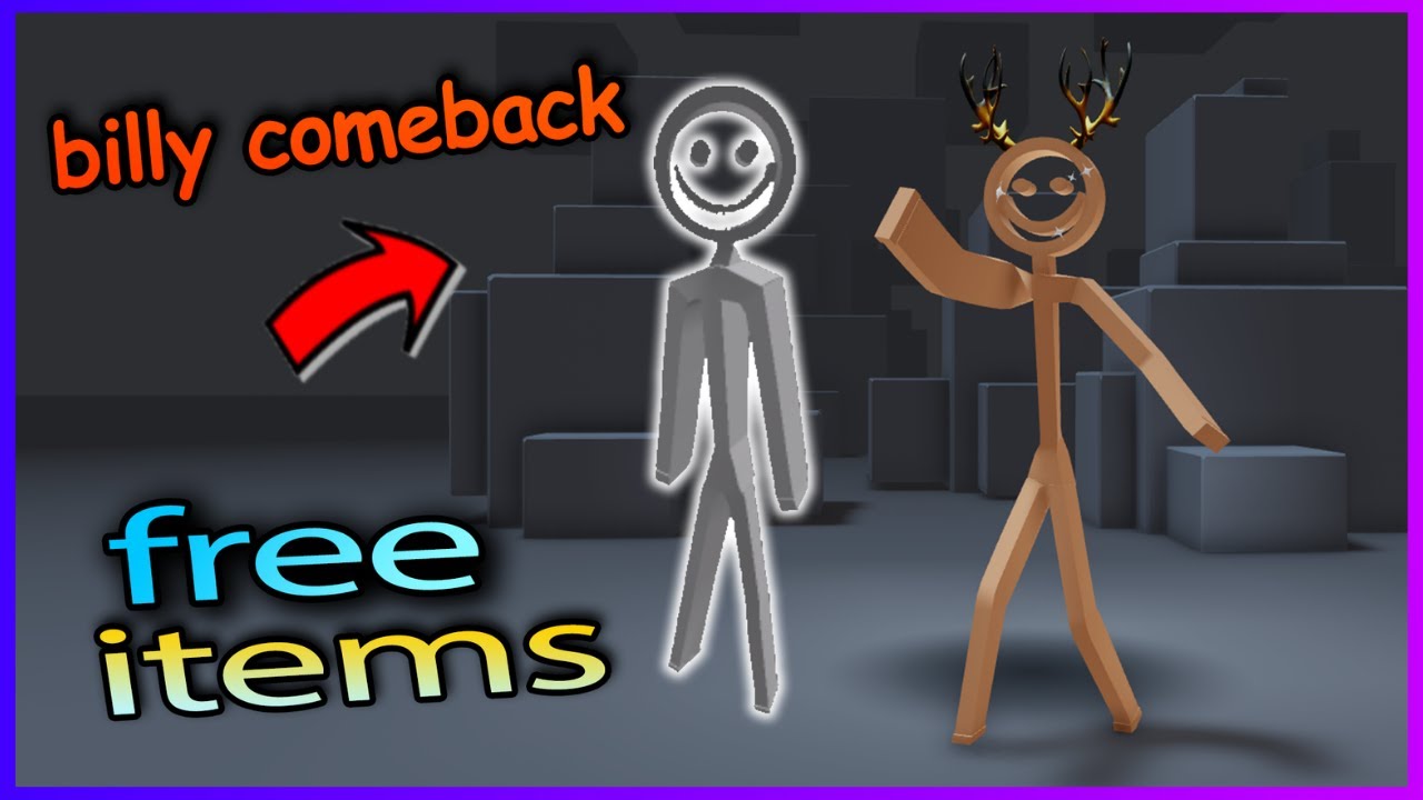 New BILLY comeback to Roblox , claim this LIMITED FREE ITEMS ON ROBLOX ...
