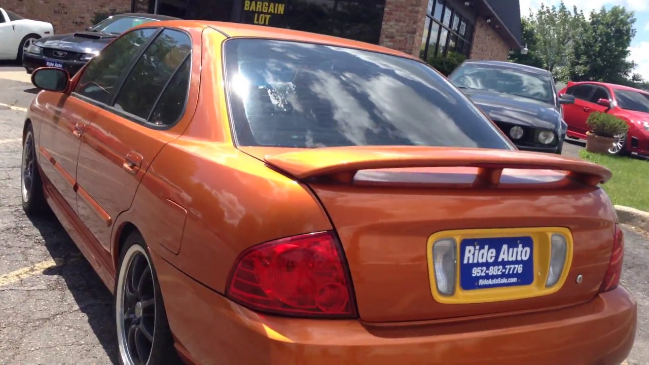 2006 Orange Nissan Sentra SE-R SPEC V 2.5 Turbo - YouTube