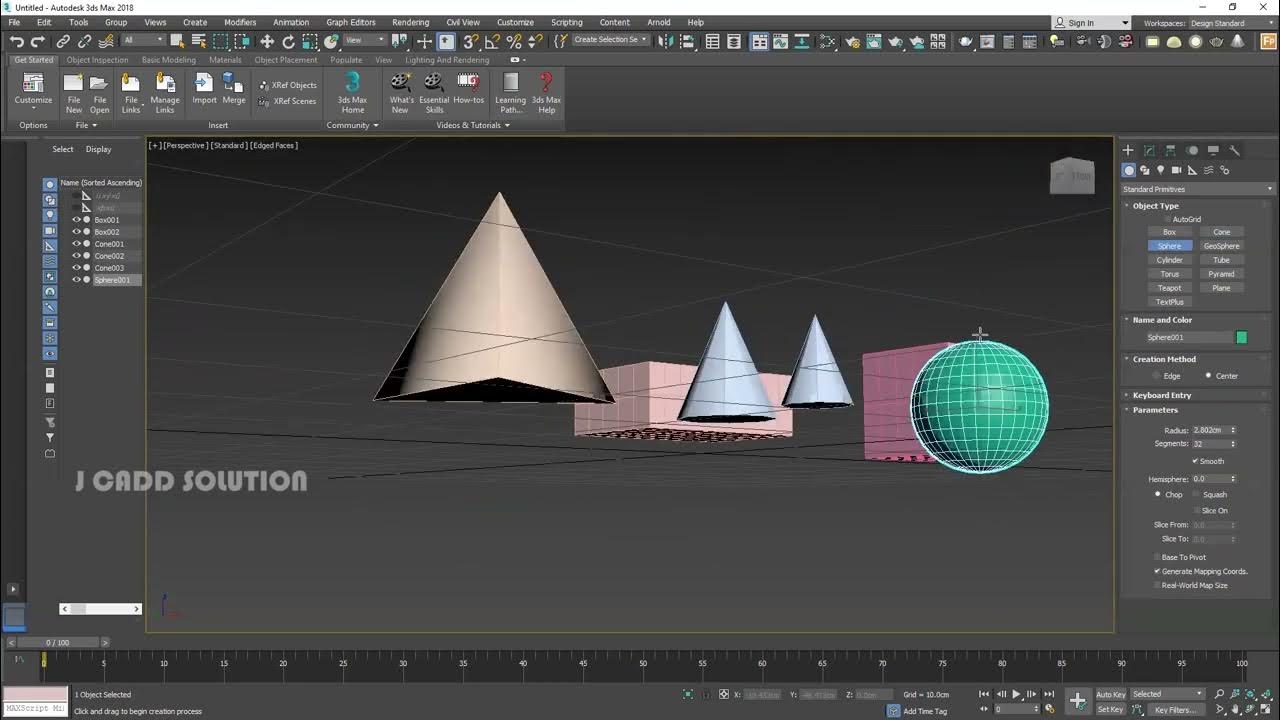 3DS MAX TUTORIAL LESSON 2 - YouTube