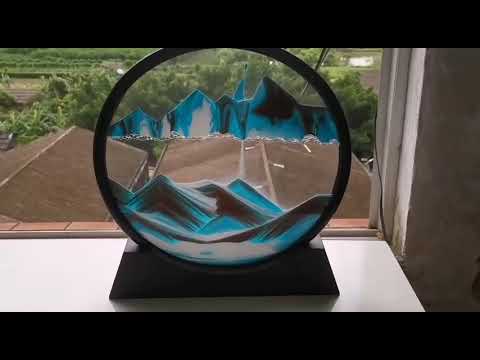DIY flowing sand painting moving sand art picture lovely gift. - YouTube