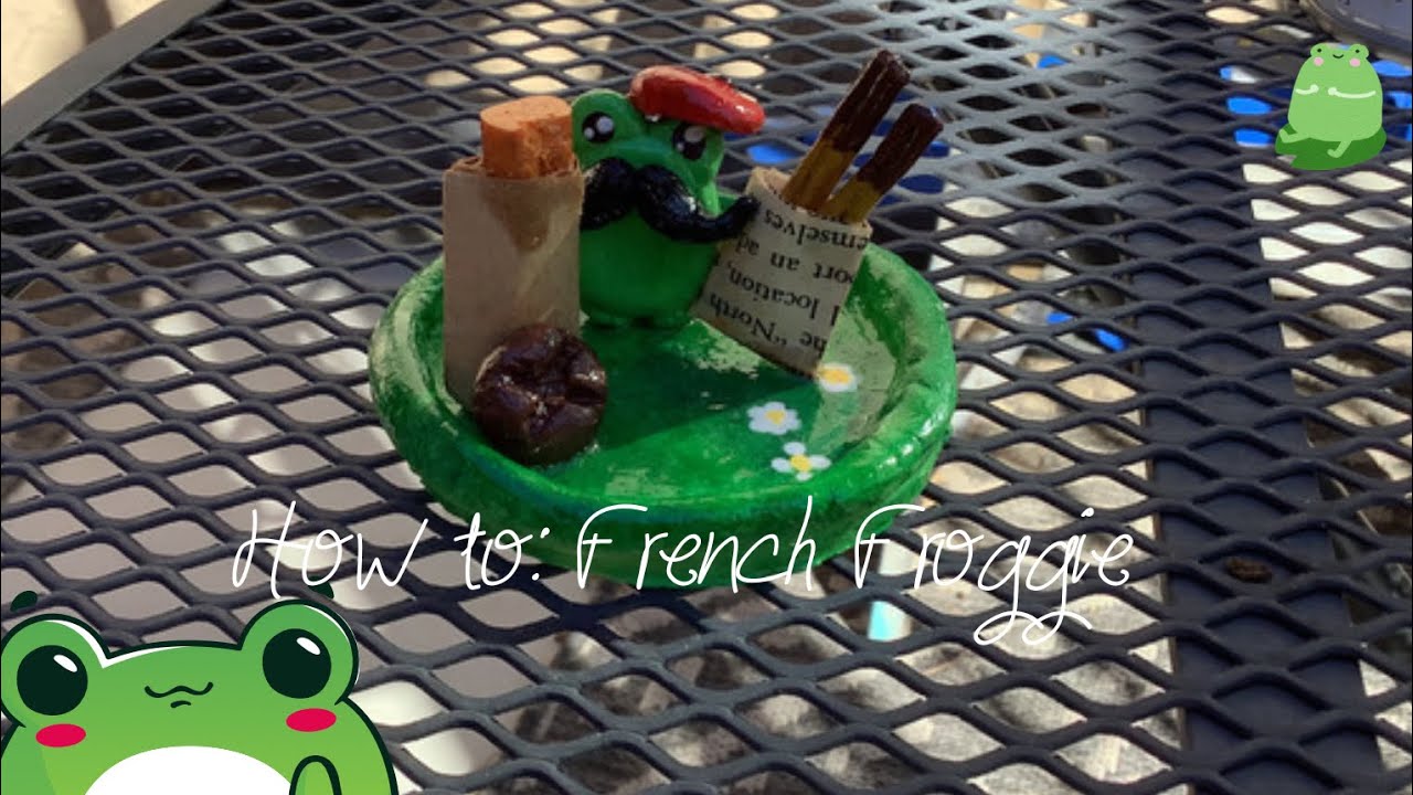 How to make French Clay Frog Dish - YouTube