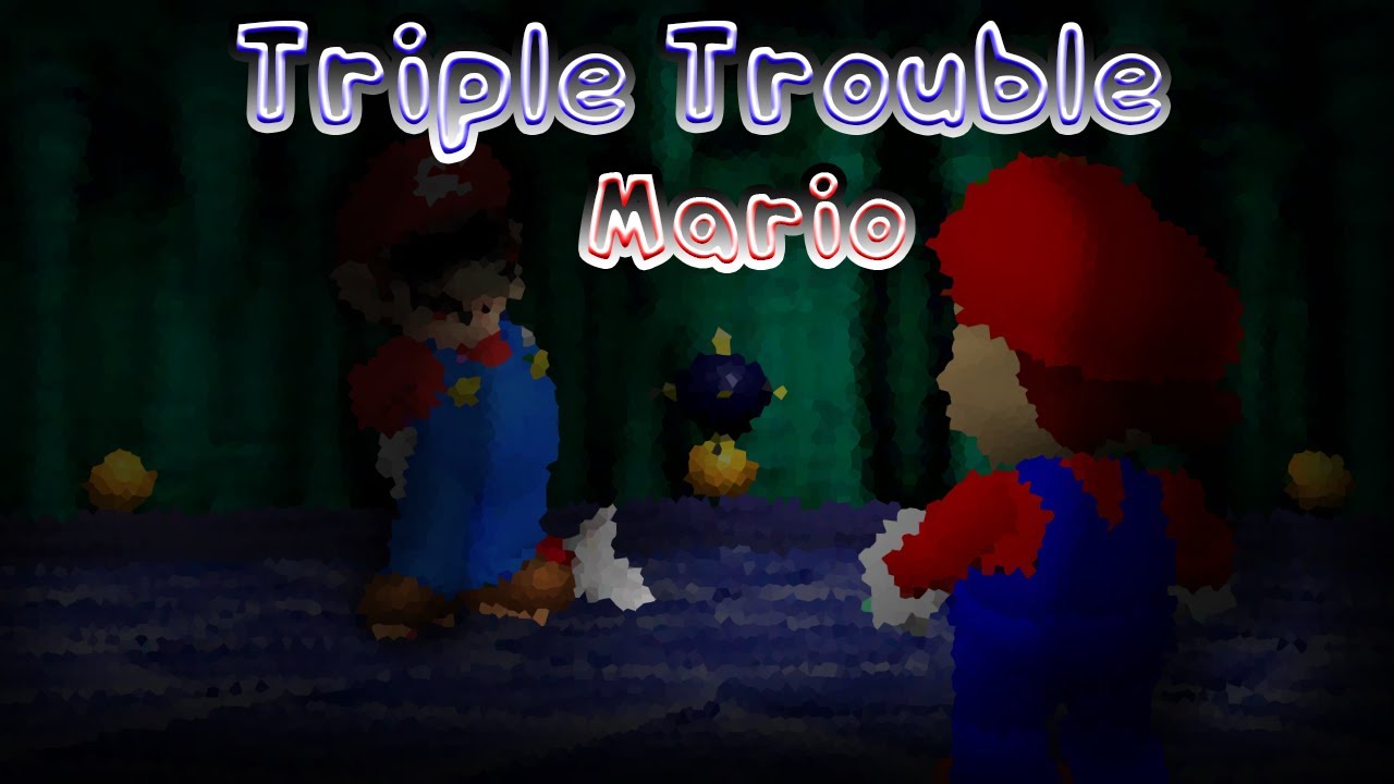 FNF Triple Trouble Só que o Mario 64 enfrenta as versões mais modernas ...