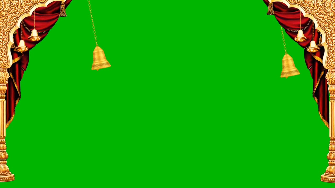 Temple bell | Devotional green screen | no copyright green screen ...