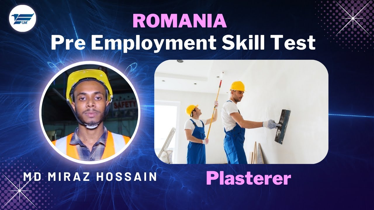 Plasterer Jobs In Romania For Foreigners | Plasterer | Pre Employment ...