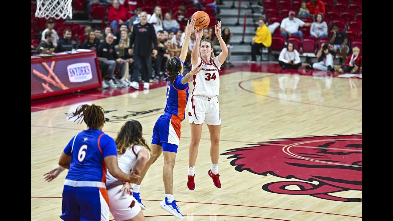 Jenna Lawrence, Izzy Higginbottom recap Arkansas' win over UT Arlington ...