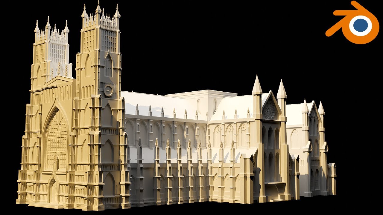 Modelling a church in Blender - YouTube