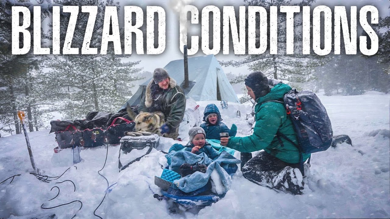 Do we Make it Through the Storm? Family Winter Camping in Strong Winds ...