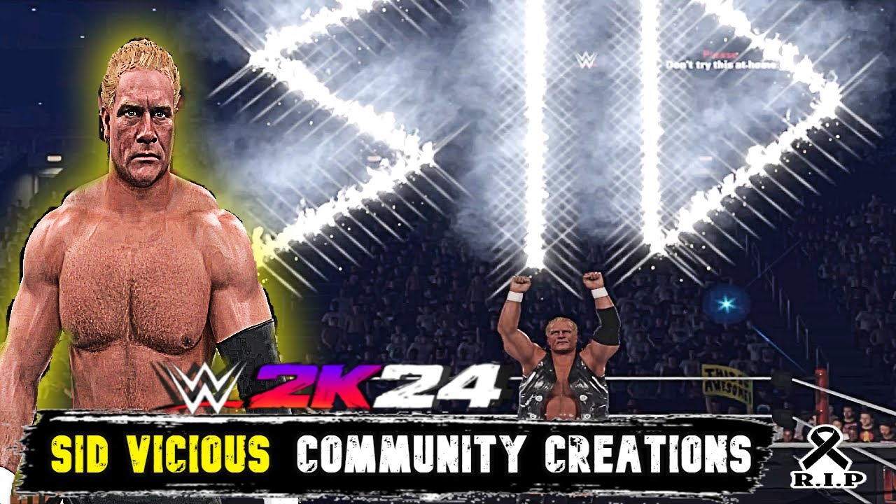 THE BEST SID VICIOUS WWE 2K24 Community Creations | MISTEFIENDX - YouTube