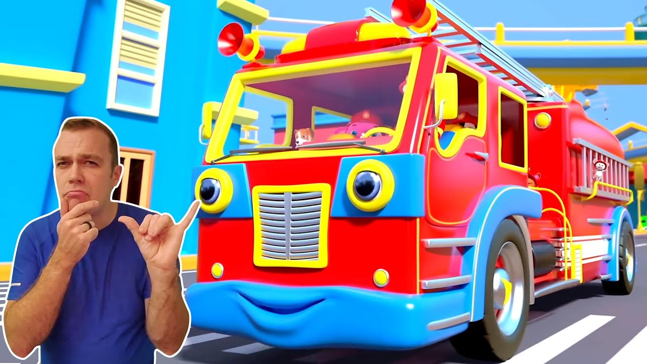 The Wheels On The Firetruck + More Asl Sign Language Videos For Kids ...
