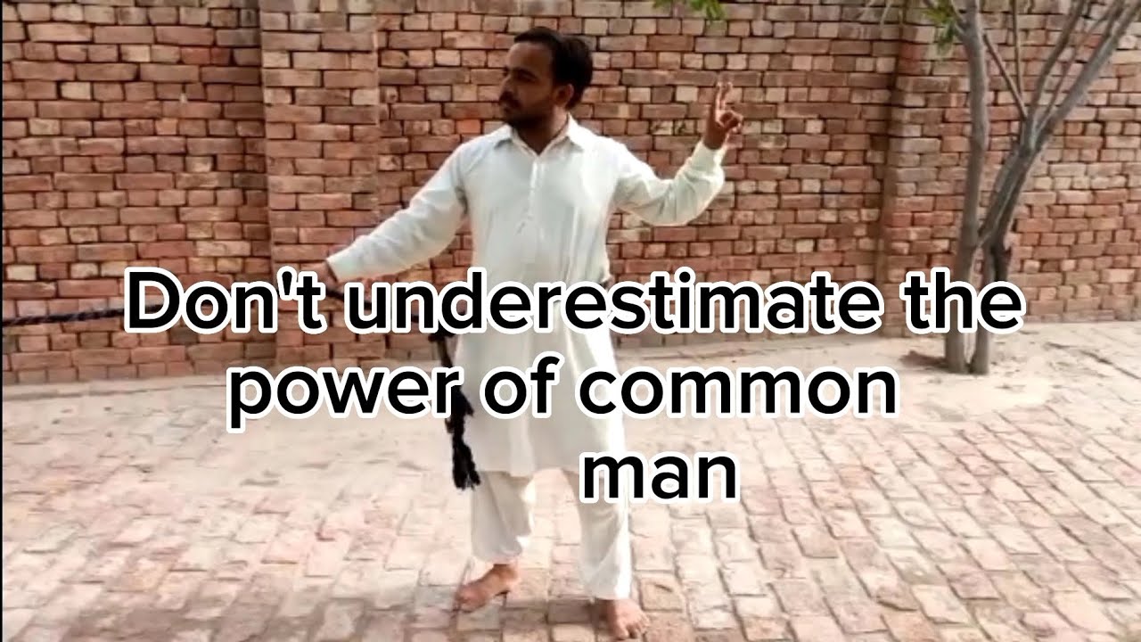 Don't underestimate the power of common man#roop #commonman#power# ...