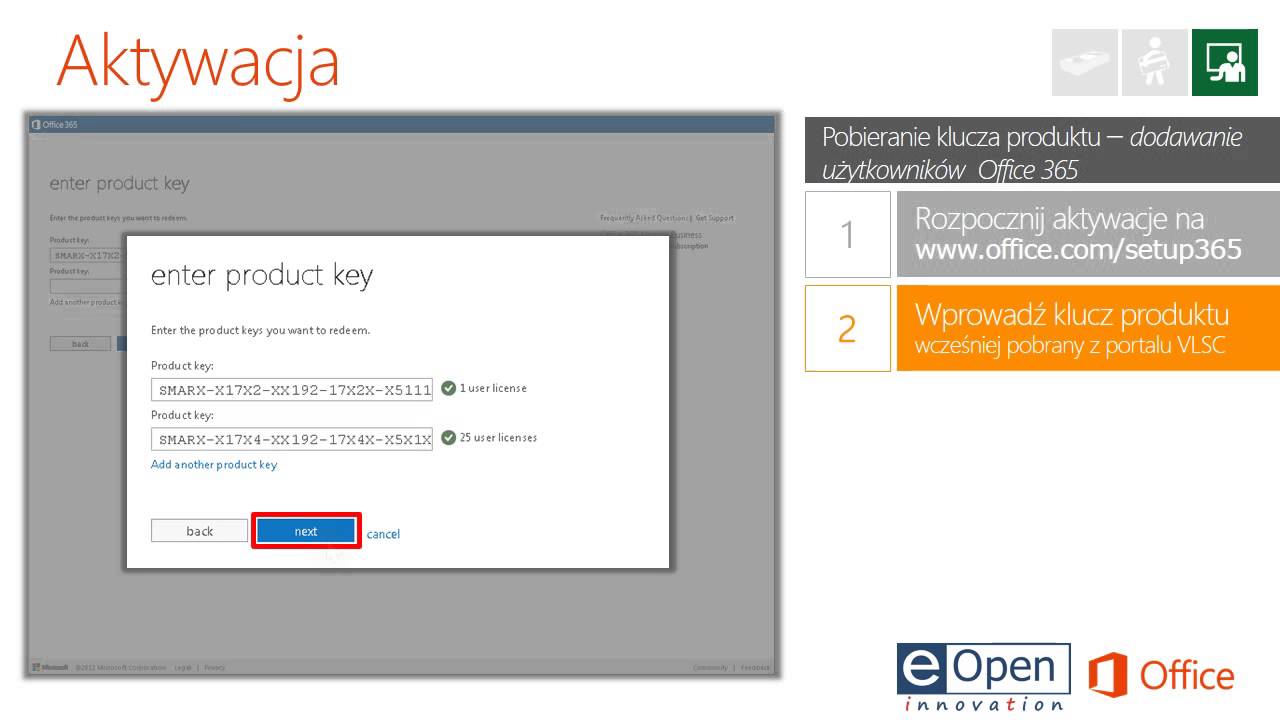 Aktywacja licencji Office 365 Open. Jak aktywować Office 365 Open http ...