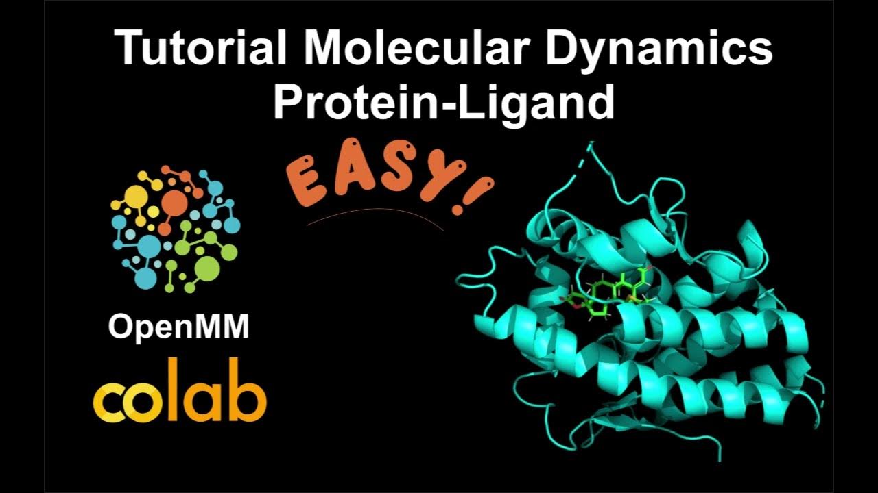 Dinâmica Molecular no Google Colab com OpenMM | Molecular Dynamics Made Easy #moleculardynamics ...