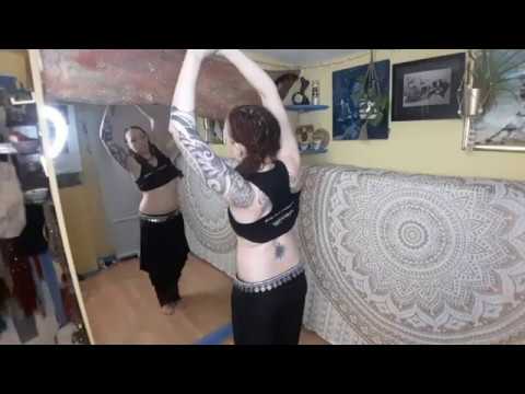 Mini Belly Dance Practice Follow Along (Improver/Intermediate) (FB Live Mar 2020)