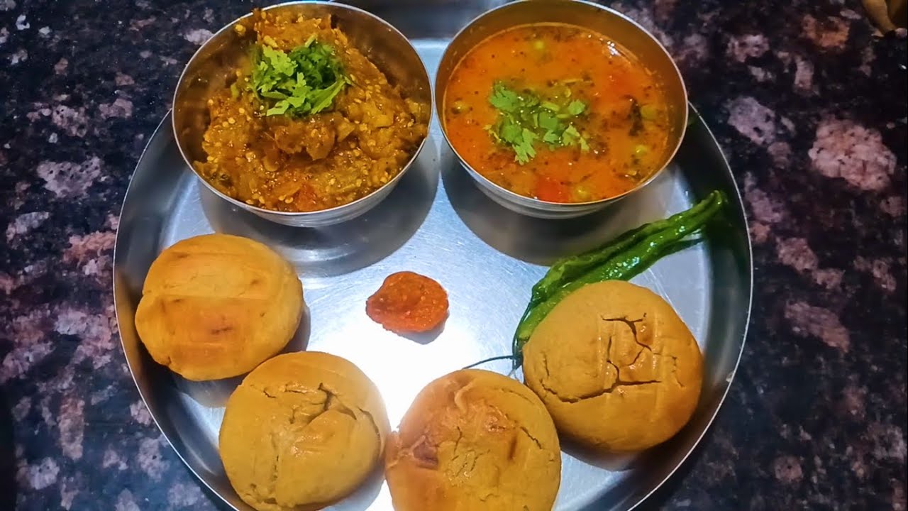 Daal Baati Bharta Recipe | Dal Bati Recipe | Daal Baati Chokha Recipe ...