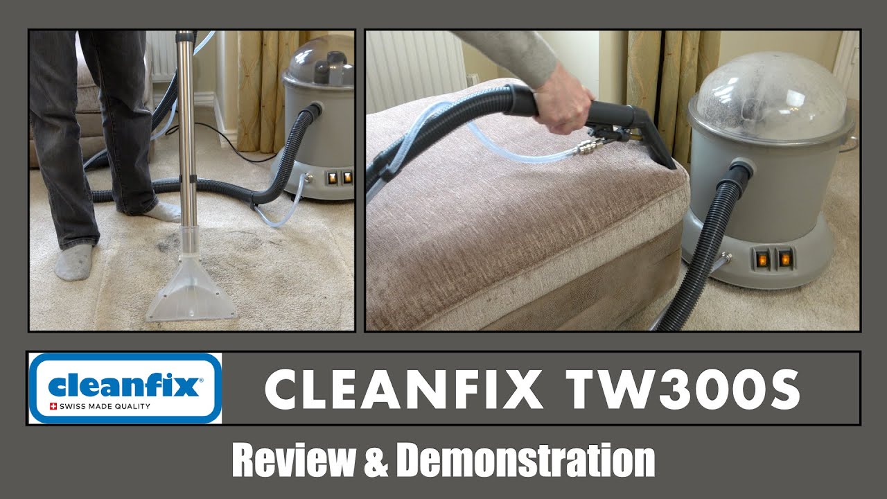 Cleanfix TW300S Carpet Cleaner Review & Demonstration - YouTube