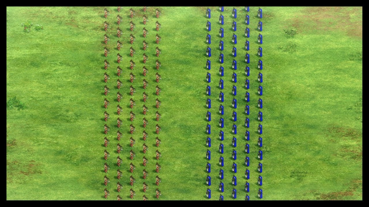 AGE OF EMPIRES II: 100 ELITE TEUTONIC KNIGHTS VS 100 ELITE WOAD RAIDERS ...